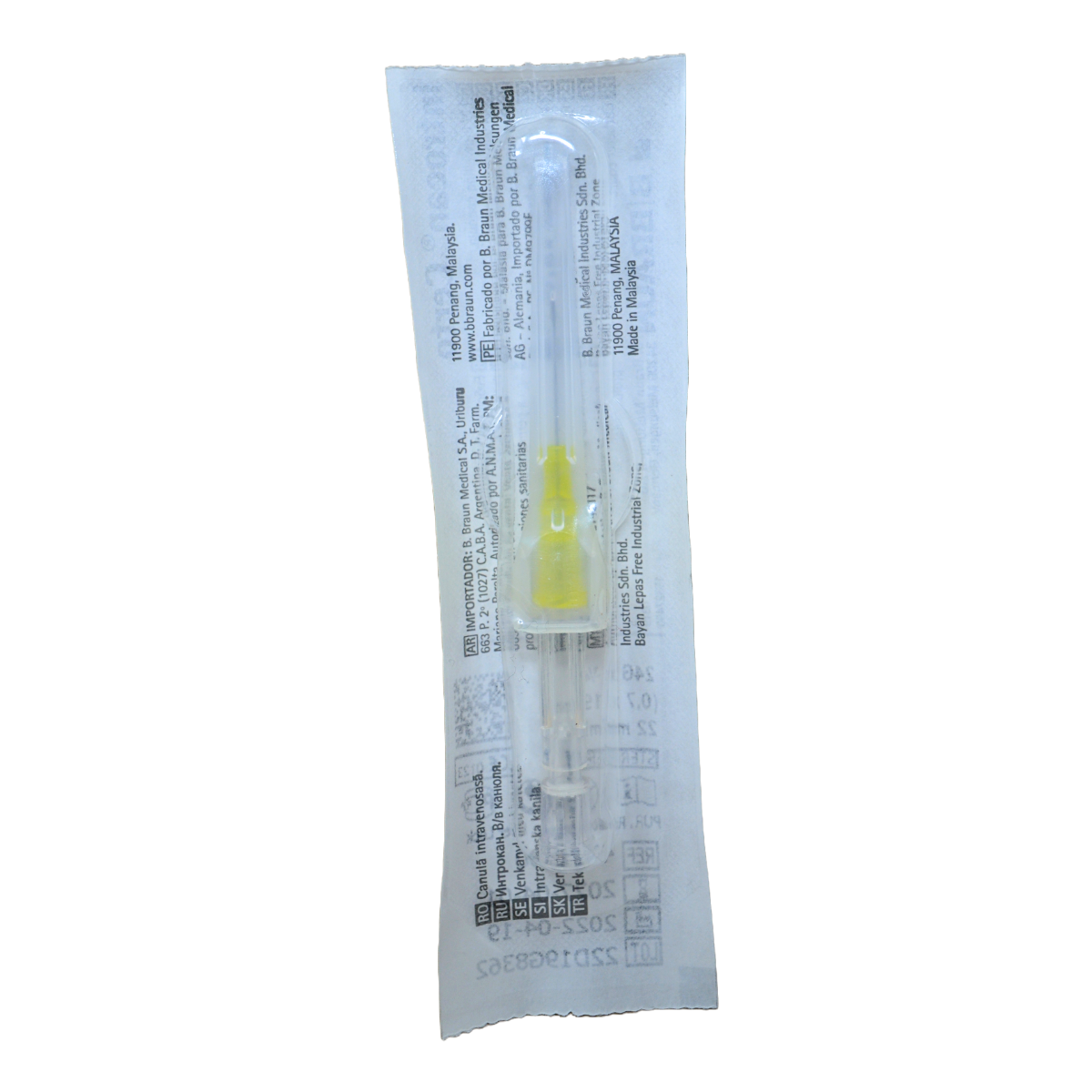INTROCAN CERTO 24 G (AMARILLO) B BRAUN – AlserMedica